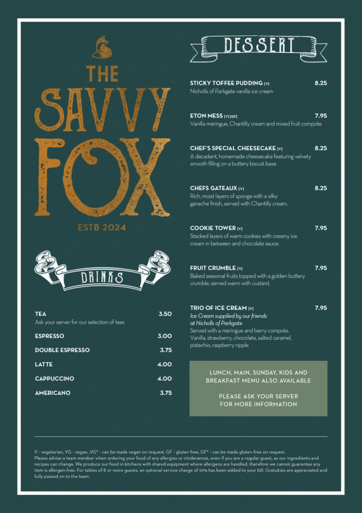 The Savvy Fox Pub | Hotel wrexham